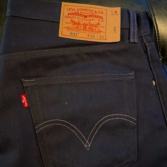 Levi's | Jeans | Mens Levis Jeans Navy Color Denim | Poshmark